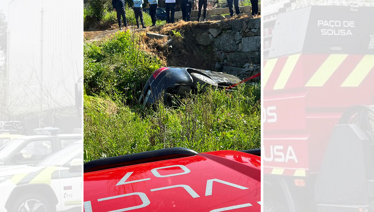 Tragédia em Paço de Sousa: Dois jovens morrem após carro cair em presa ...